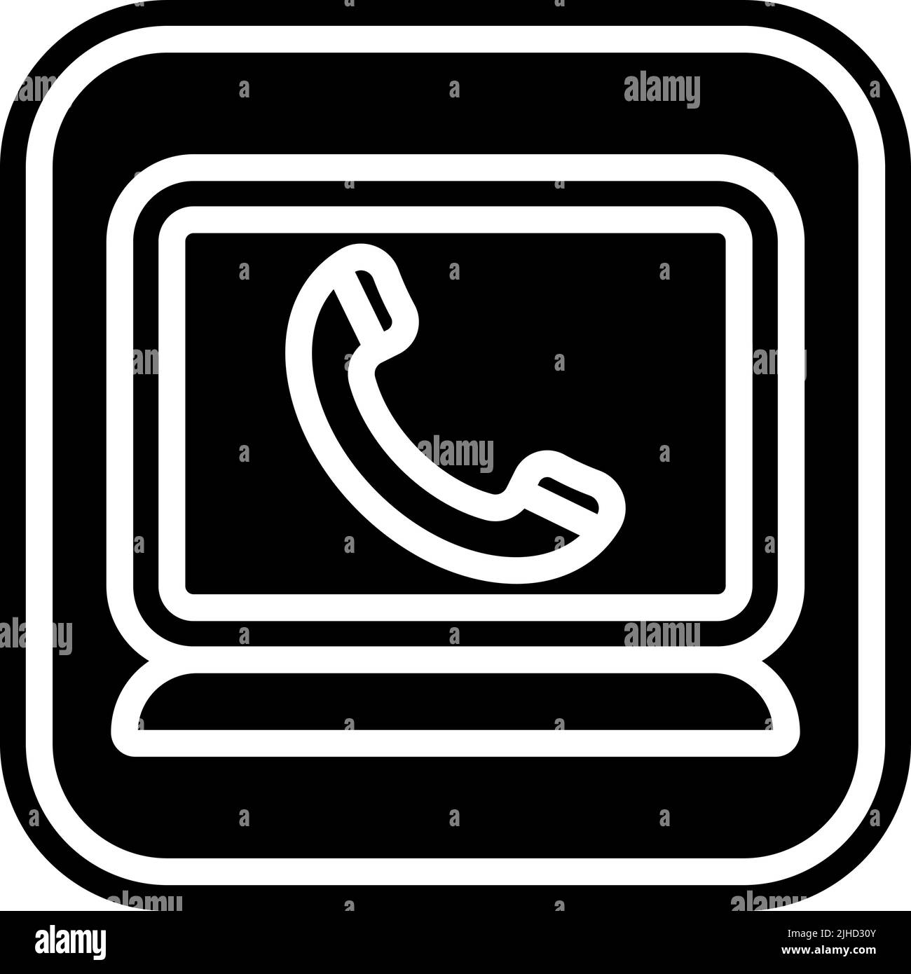 Laptop smartphone mock up Black and White Stock Photos & Images - Alamy