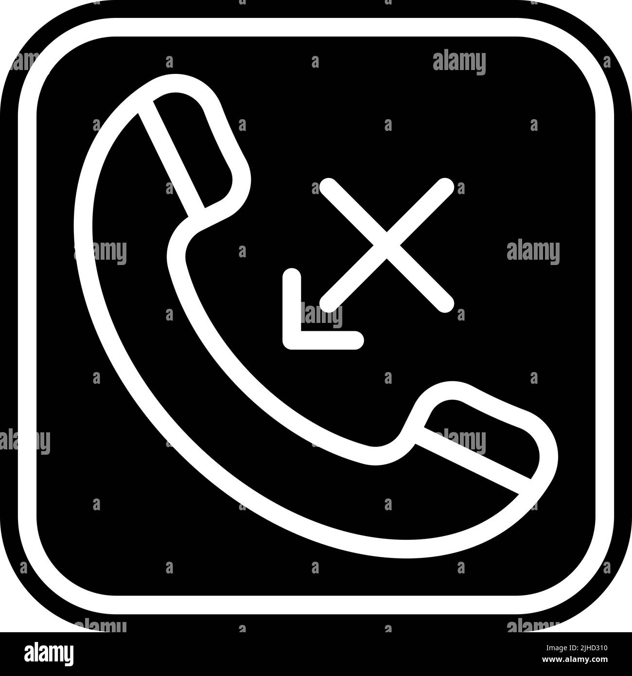 Missed call display Stock Vector Images - Alamy