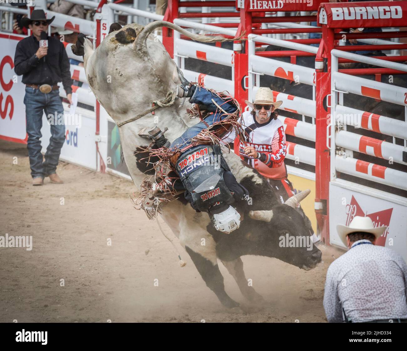 Calgary, Canada. 17th July, 2022. Shane Proctor, of Grand Coulee, Wash ...