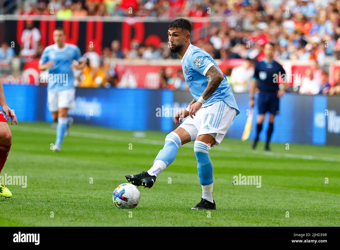 HARRISON, NJ - JULY 17: New York City FC midfielder ValentÃ­n ...