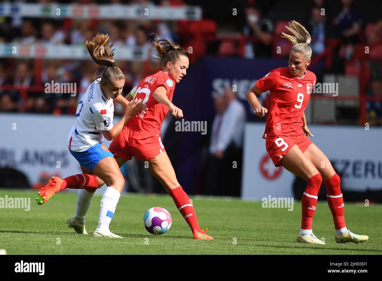 Sheffield, UK. 17th July, 2022. Lieke Martens (Netherlands Women)Lia ...