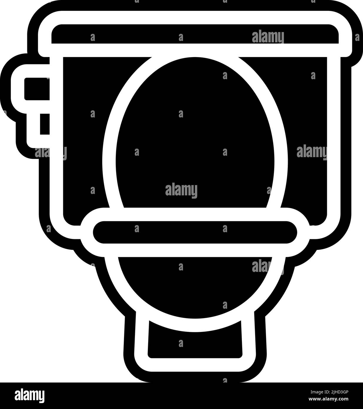 Toilet maintenance icon Black and White Stock Photos & Images - Alamy