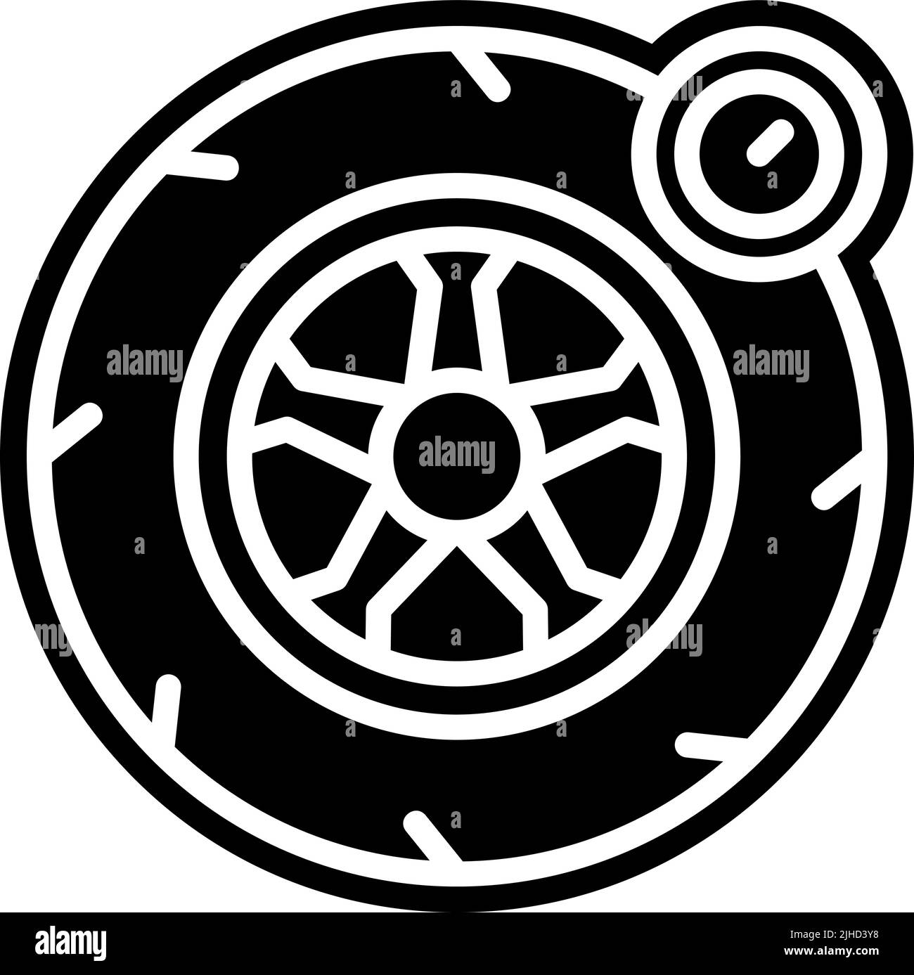 Car tyre air pressure garage Black and White Stock Photos & Images - Alamy