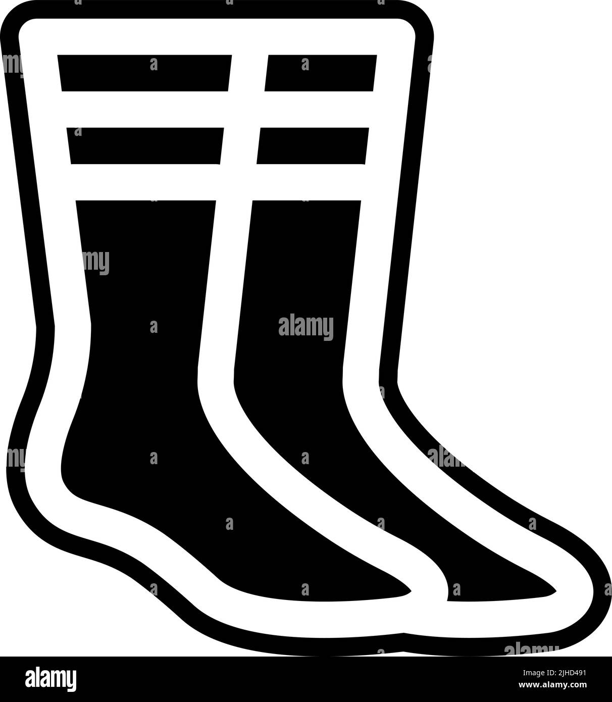 Sport equipment socks Stock Vector Image & Art - Alamy