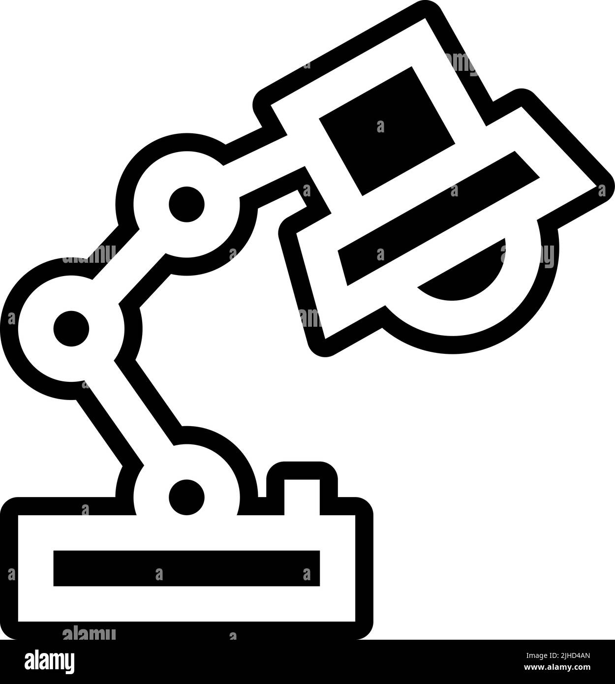 Home workspace with table lamp Black and White Stock Photos & Images ...