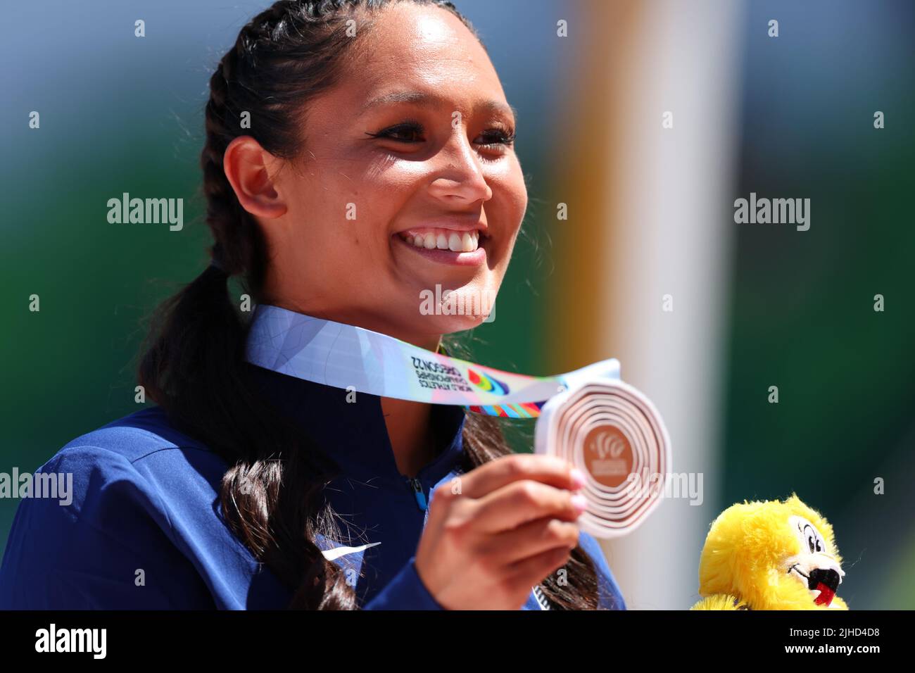 Hayward Field, Eugene, Oregon, USA. 17th July, 2022. Janee Kassanavoid ...