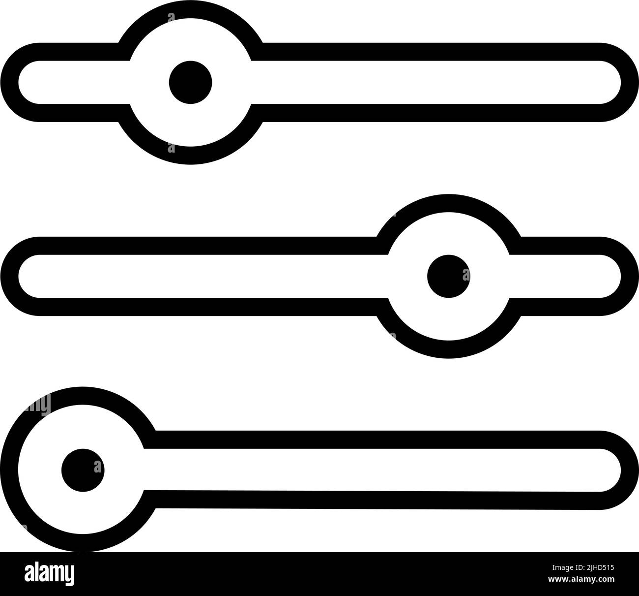 Ui settings Stock Vector Image & Art - Alamy