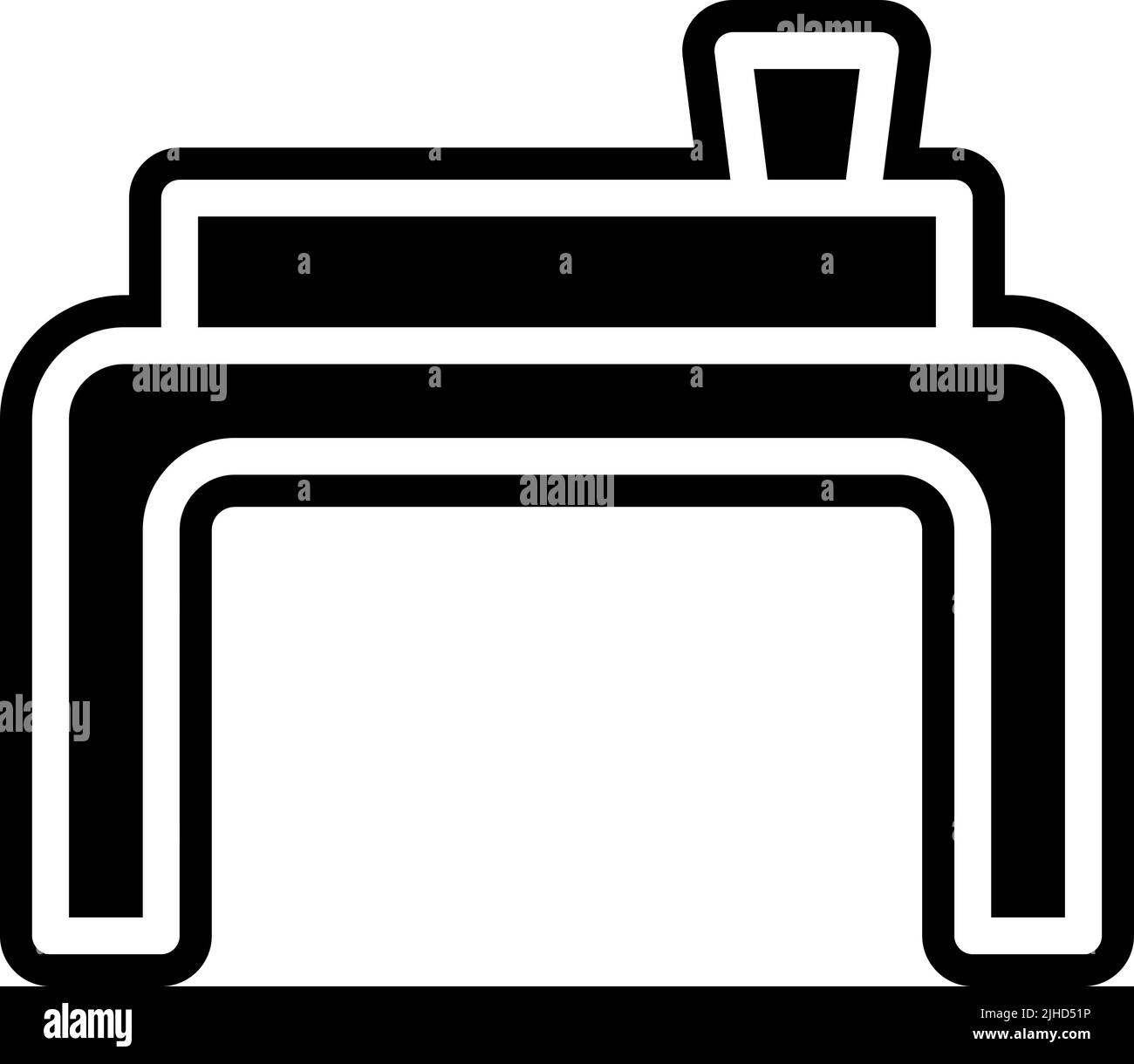 Showcase table Black and White Stock Photos & Images - Alamy