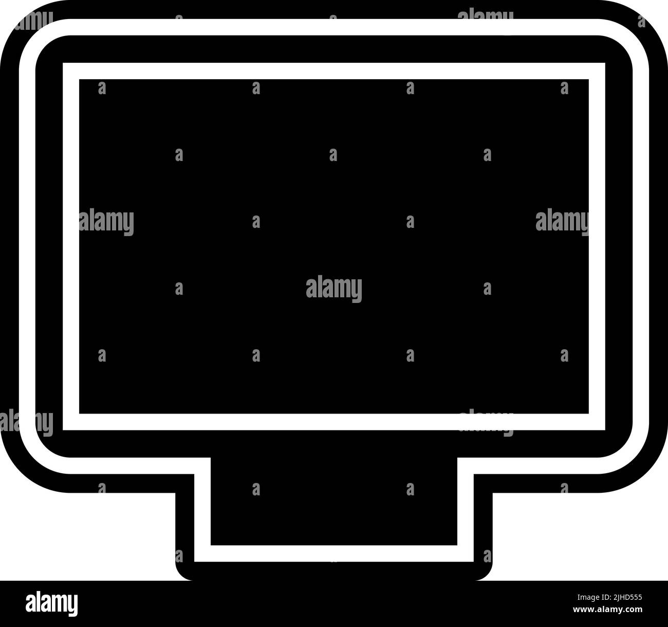 Technology tv monitor Stock Vector Image & Art - Alamy