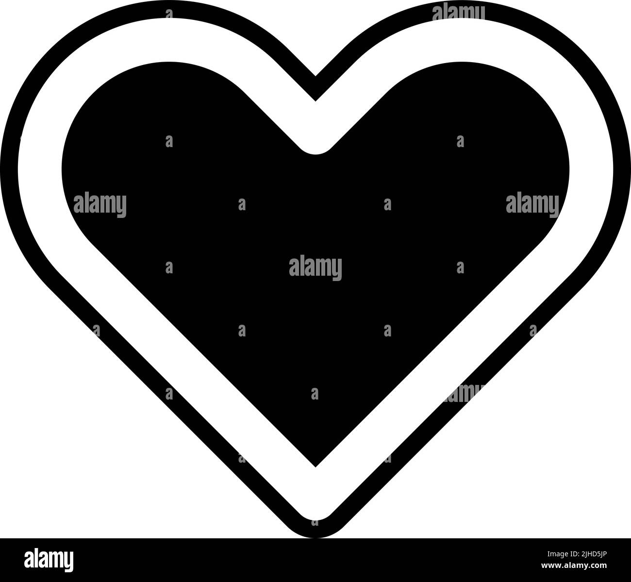 Ui heart Stock Vector Image & Art - Alamy