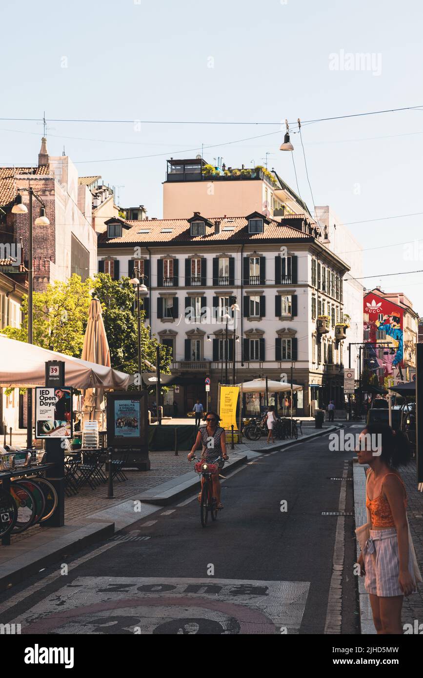 Streets of Milan Stock Photo - Alamy