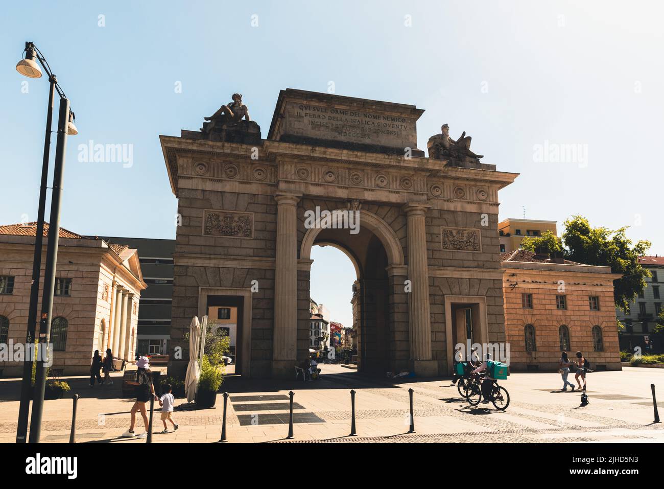 Streets of Milan Stock Photo - Alamy