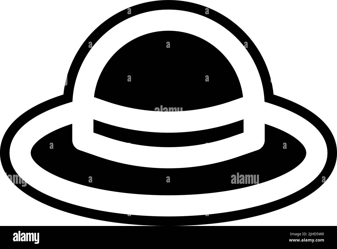 Sun hat illustration Stock Vector Images - Alamy