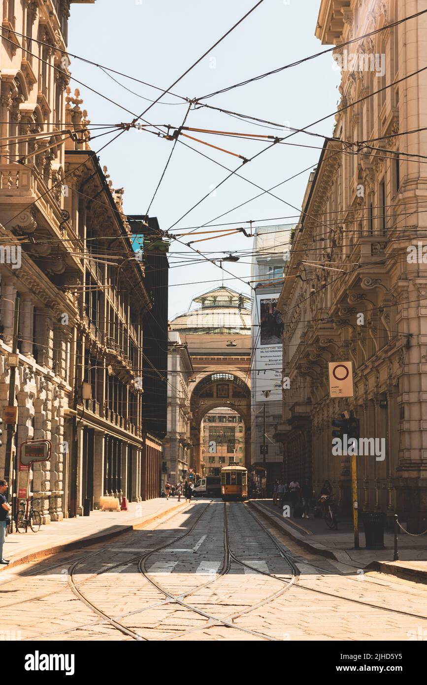 Streets of Milan Stock Photo - Alamy
