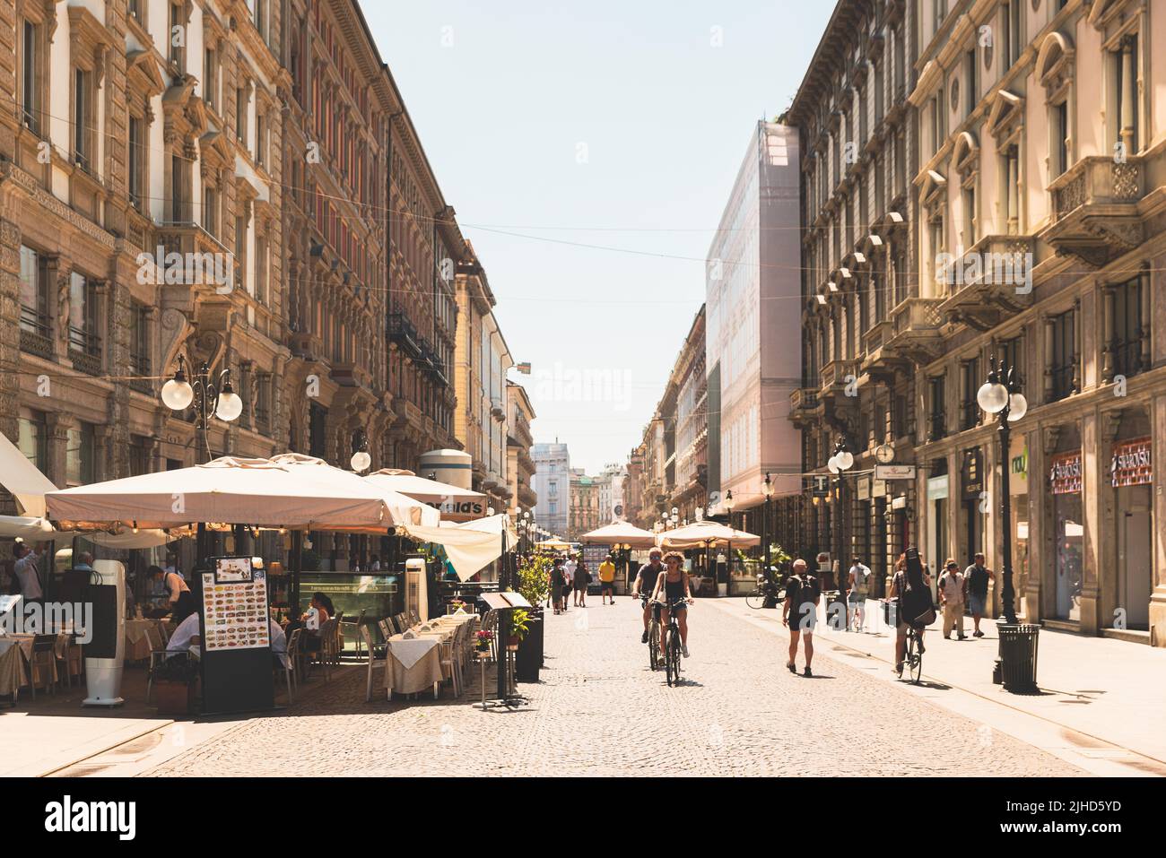 Streets of Milan Stock Photo - Alamy