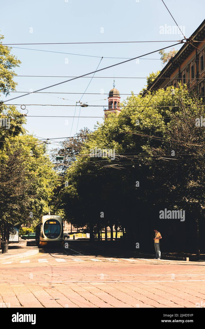 Streets of Milan Stock Photo - Alamy