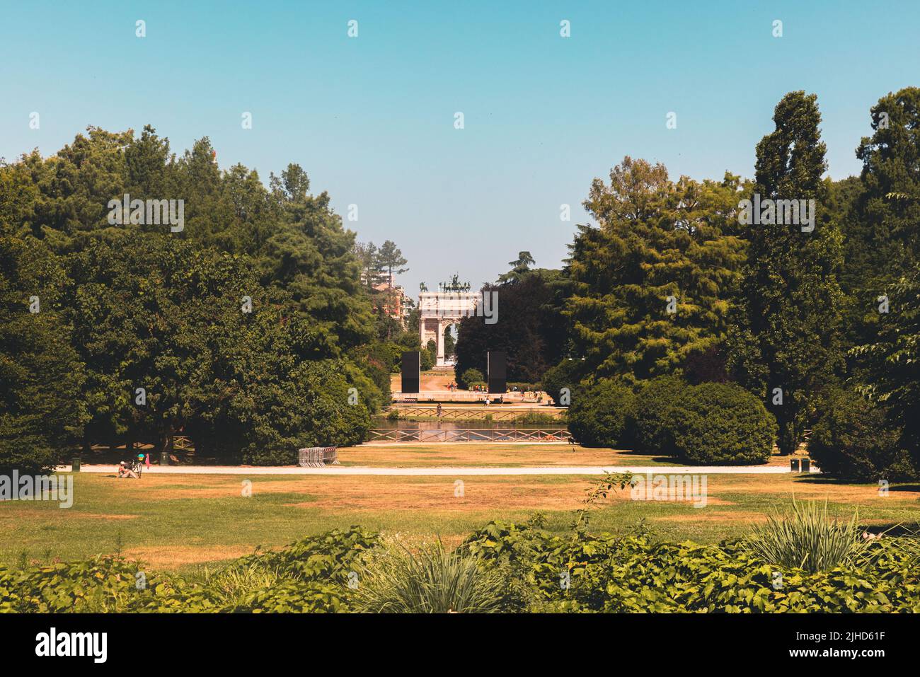 Streets in Milan Stock Photo - Alamy