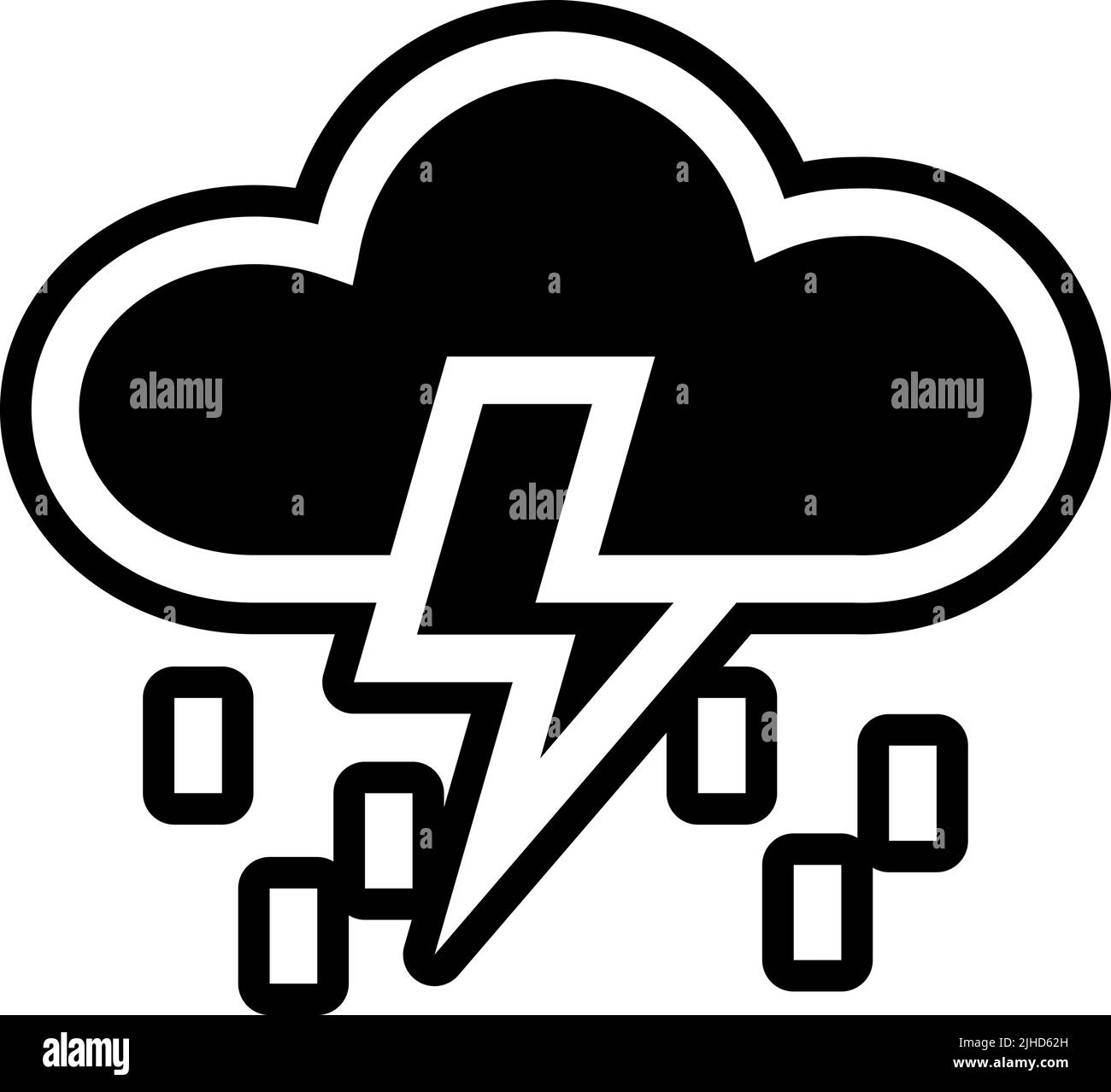 Weather thunderstorm Stock Vector Image & Art - Alamy