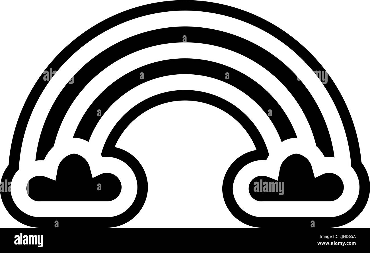 Weather rainbow Stock Vector Image & Art - Alamy