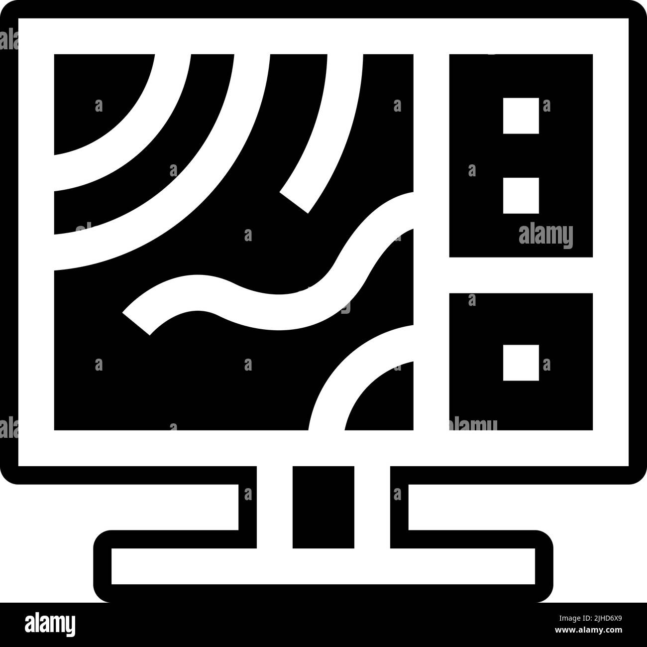 Art and design monitor Stock Vector Image & Art - Alamy