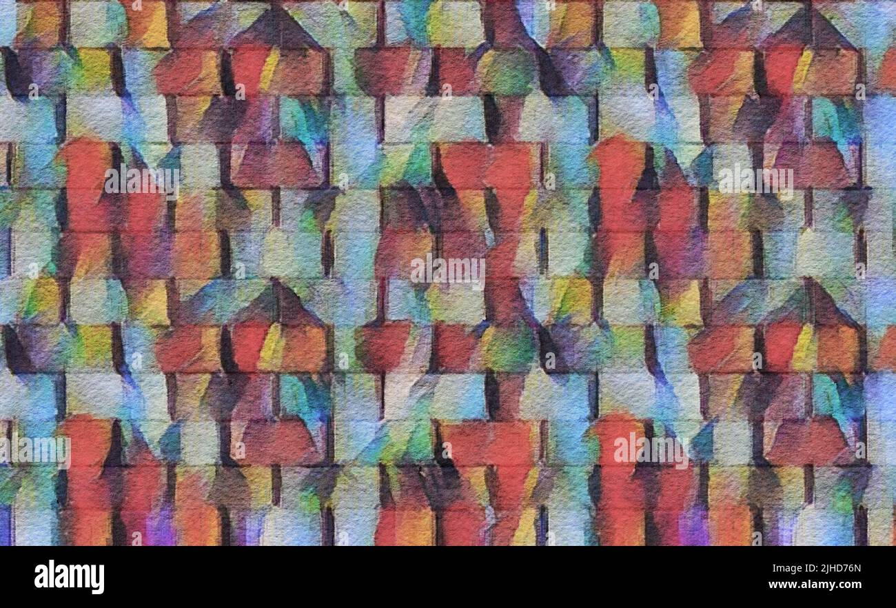 Abstract brick background illustration Stock Photo - Alamy