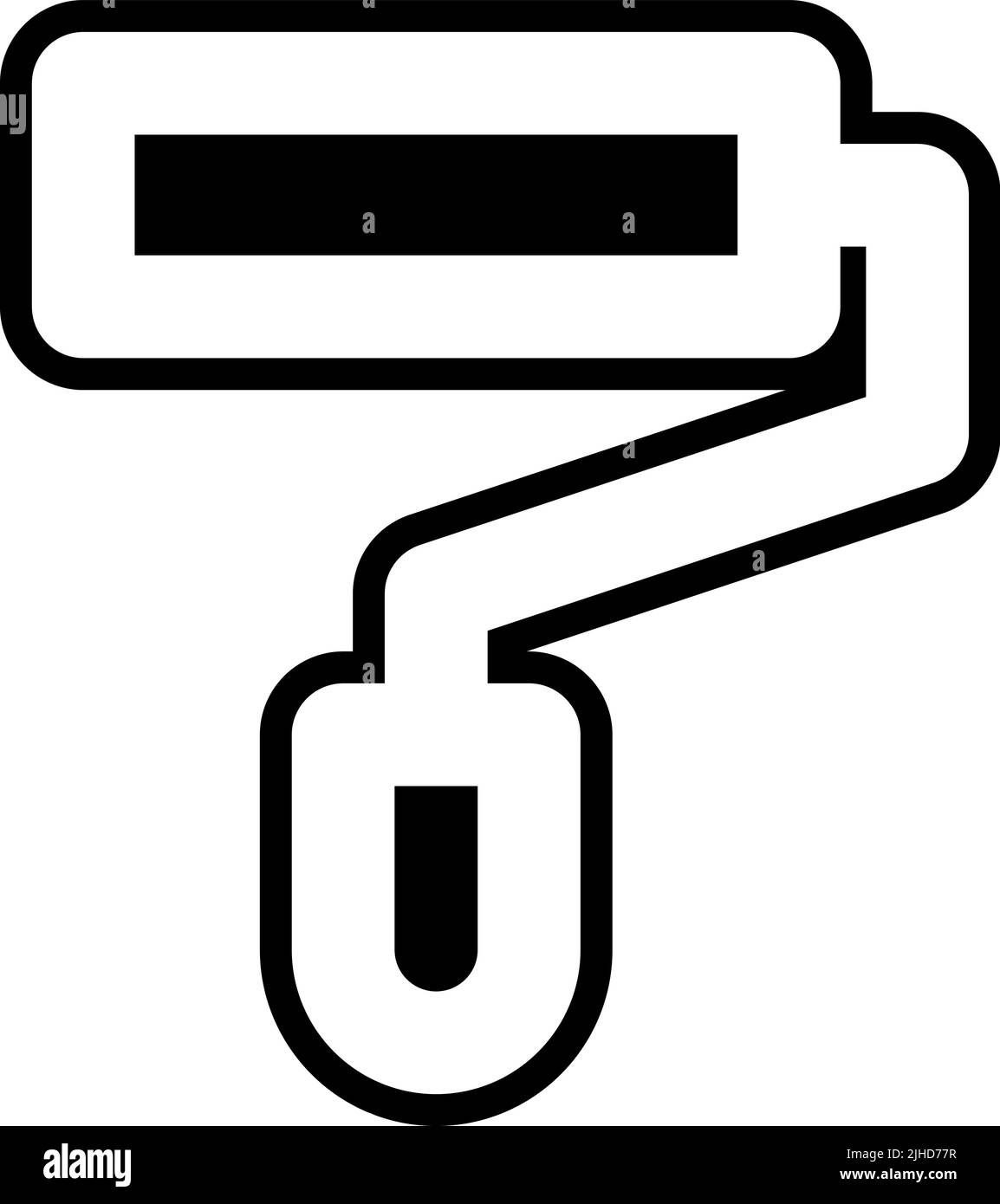 Basic ui paint roll Stock Vector Image & Art - Alamy