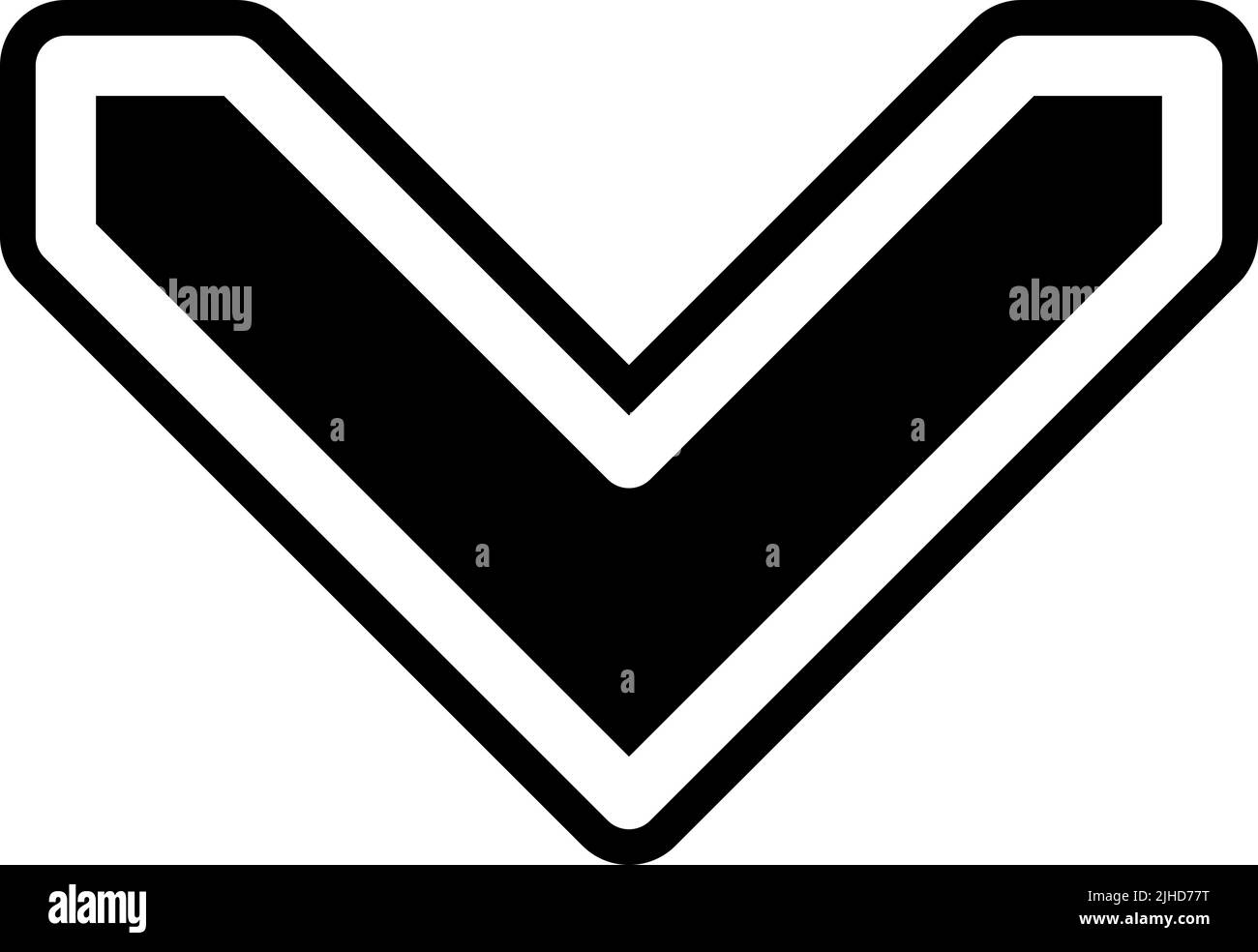 Arrow down arrows Stock Vector Image & Art - Alamy