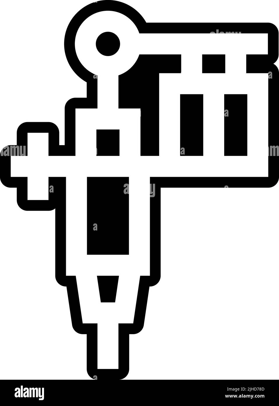 Vintage monochrome tattoo studio Stock Vector Images - Alamy