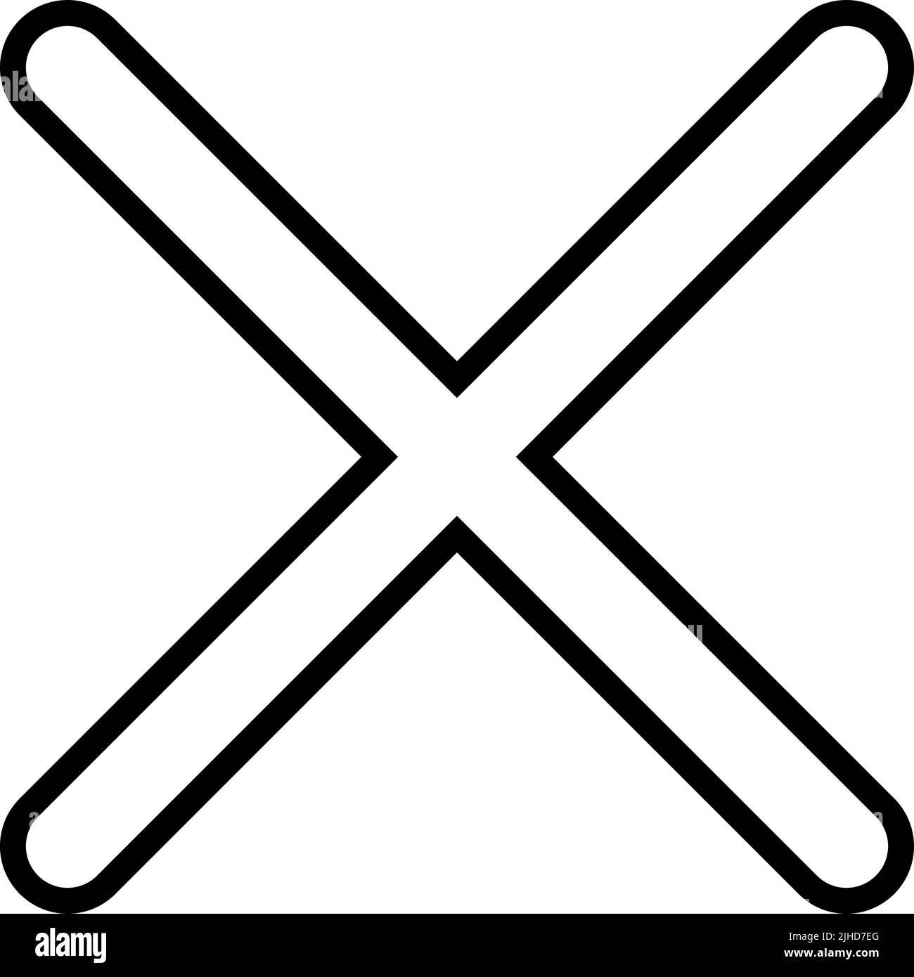 Basic ui cross Stock Vector Image & Art - Alamy