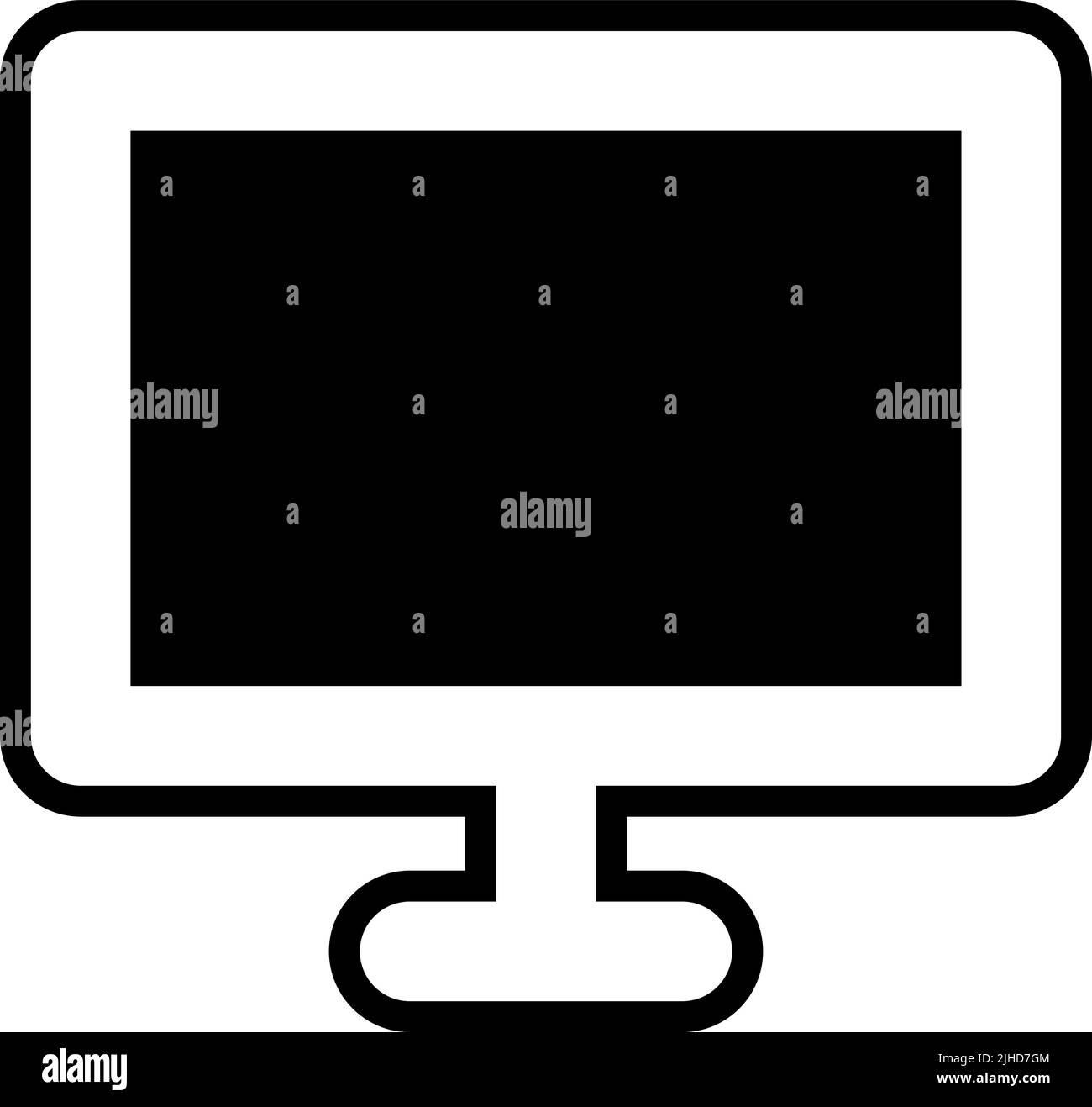 Basic ui monitor Stock Vector Image & Art - Alamy