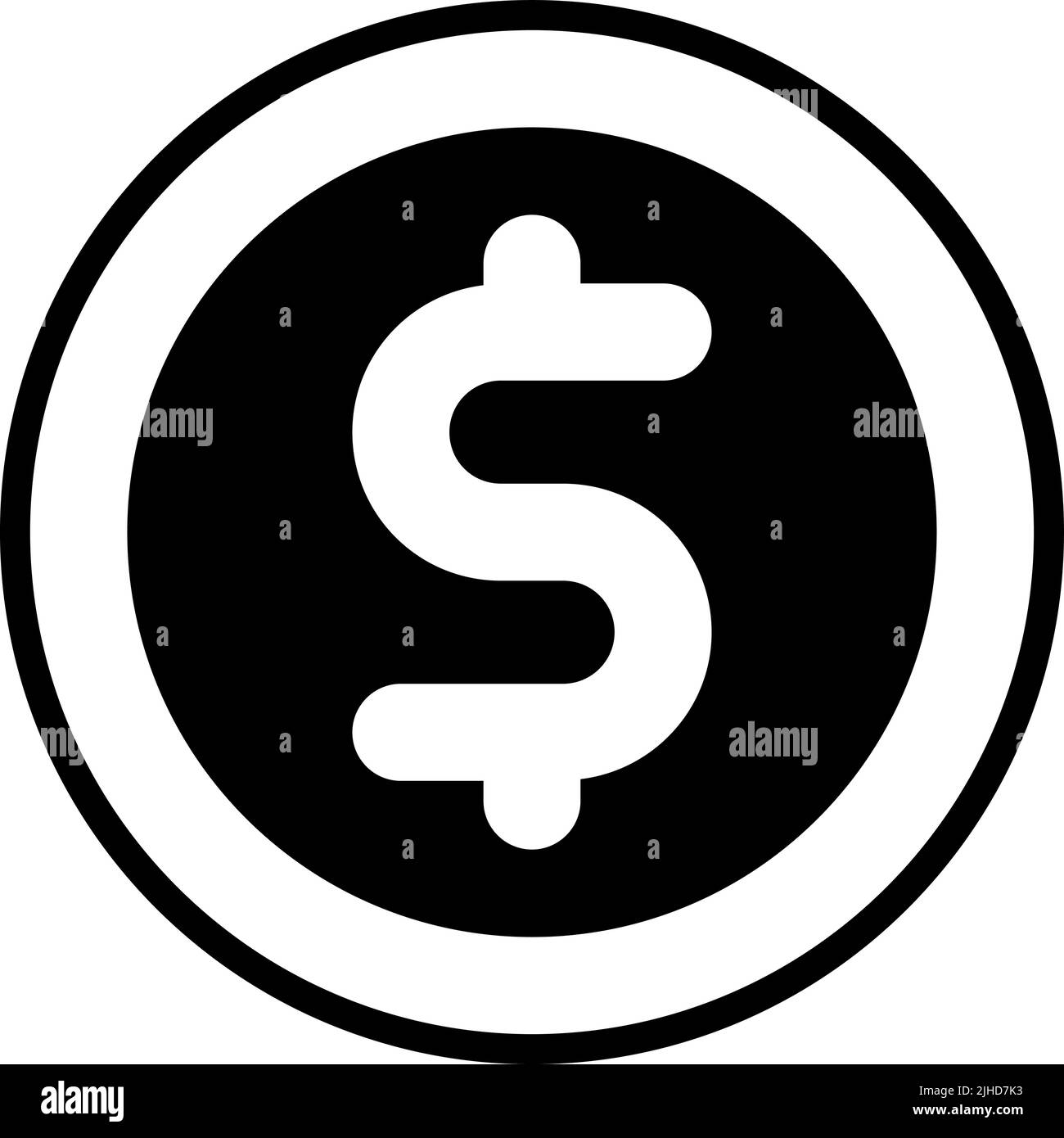 Basic ui coin Stock Vector Image & Art - Alamy
