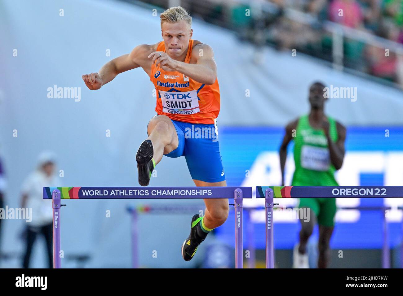 EUGENE, UNITED STATES - JULY 17: Nick Smidt of The Netherlands ...