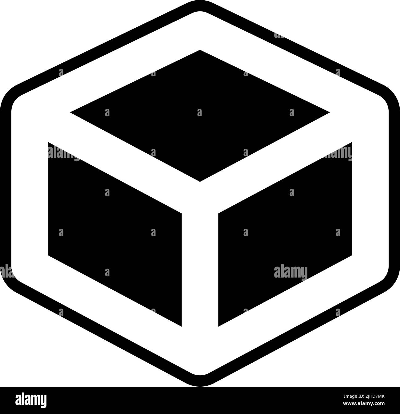 Basic ui d cube Stock Vector Image & Art - Alamy