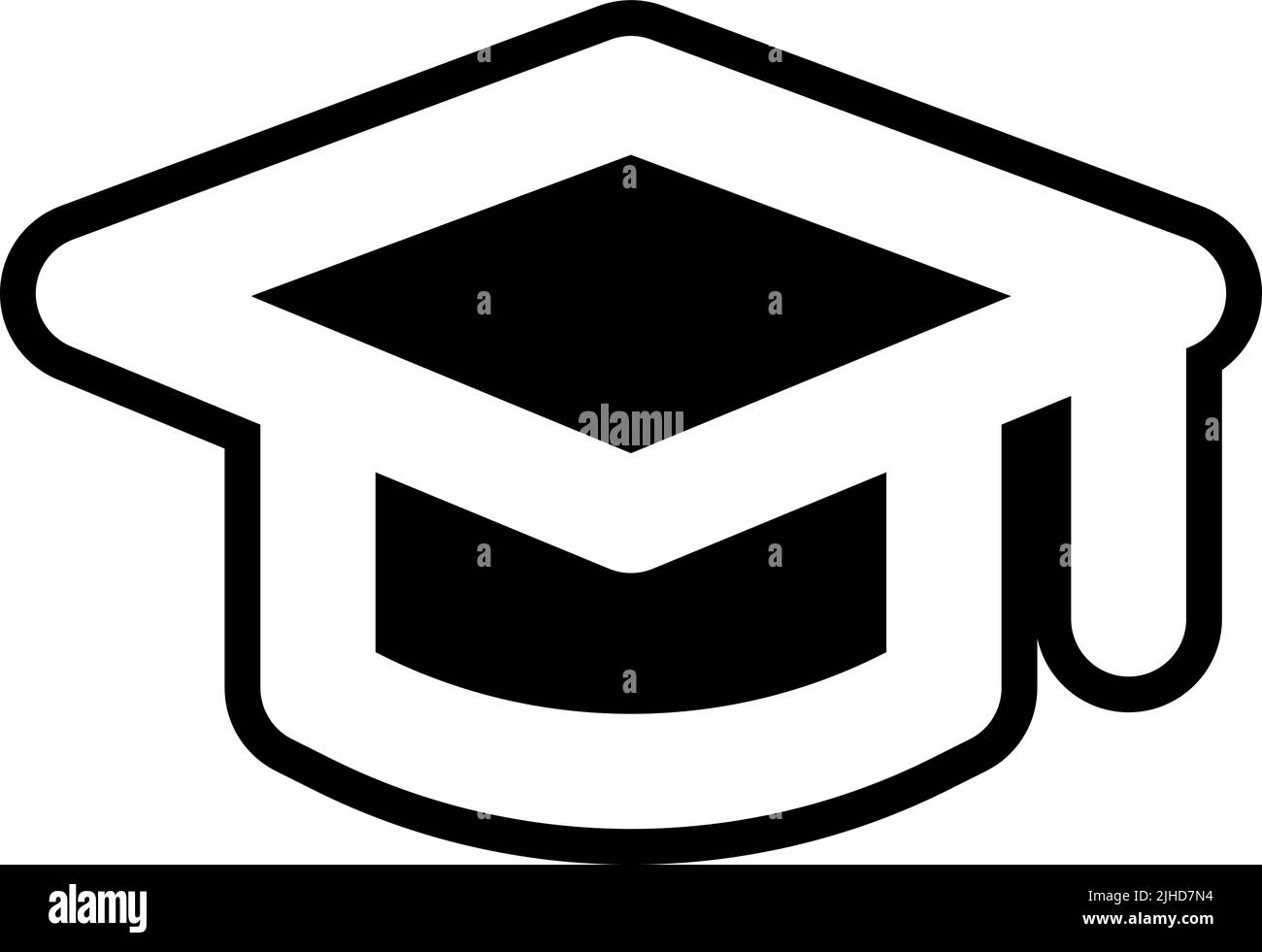 Basic ui graduation cap Stock Vector Image & Art - Alamy