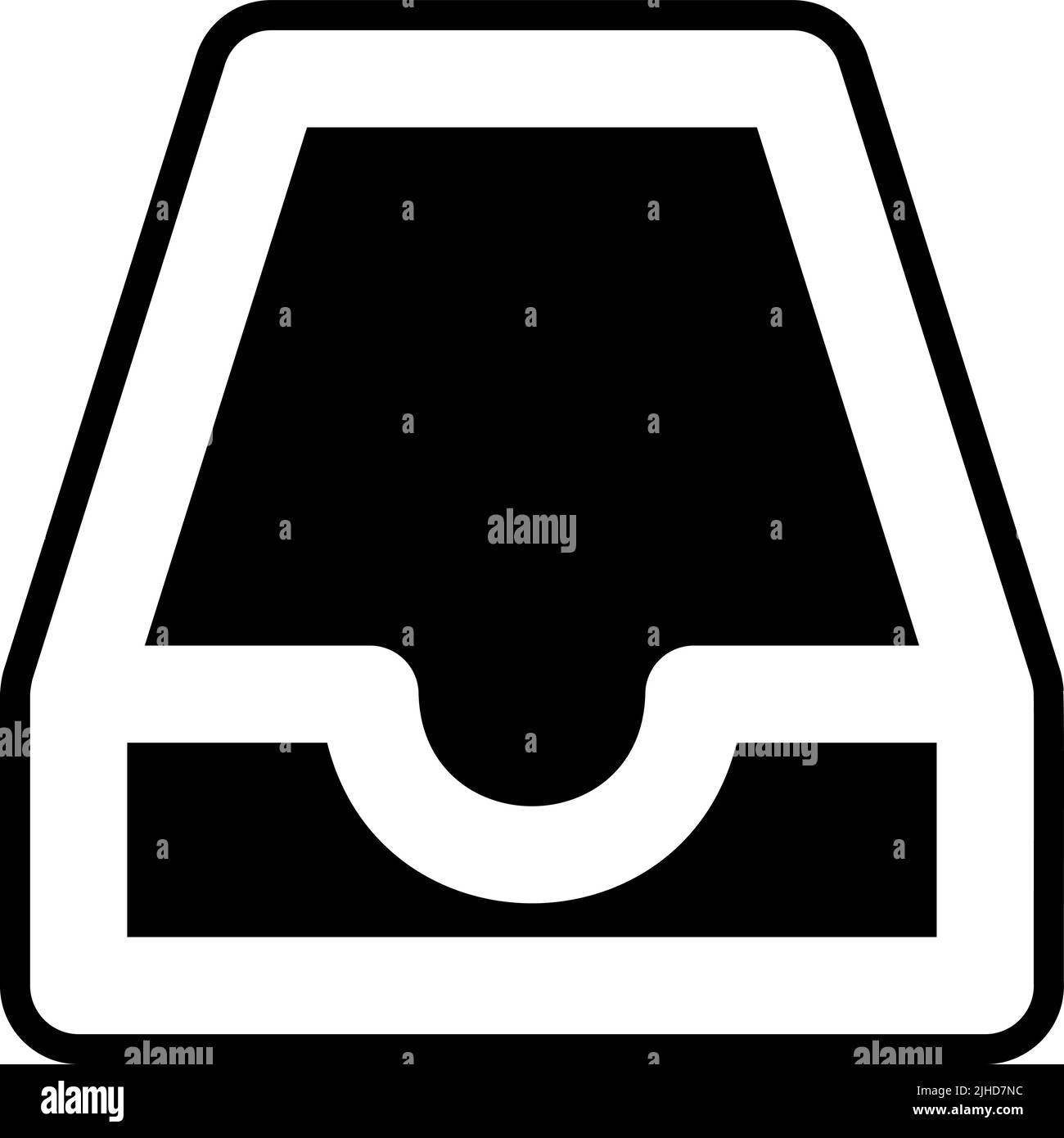 Basic ui inbox Stock Vector Image & Art - Alamy