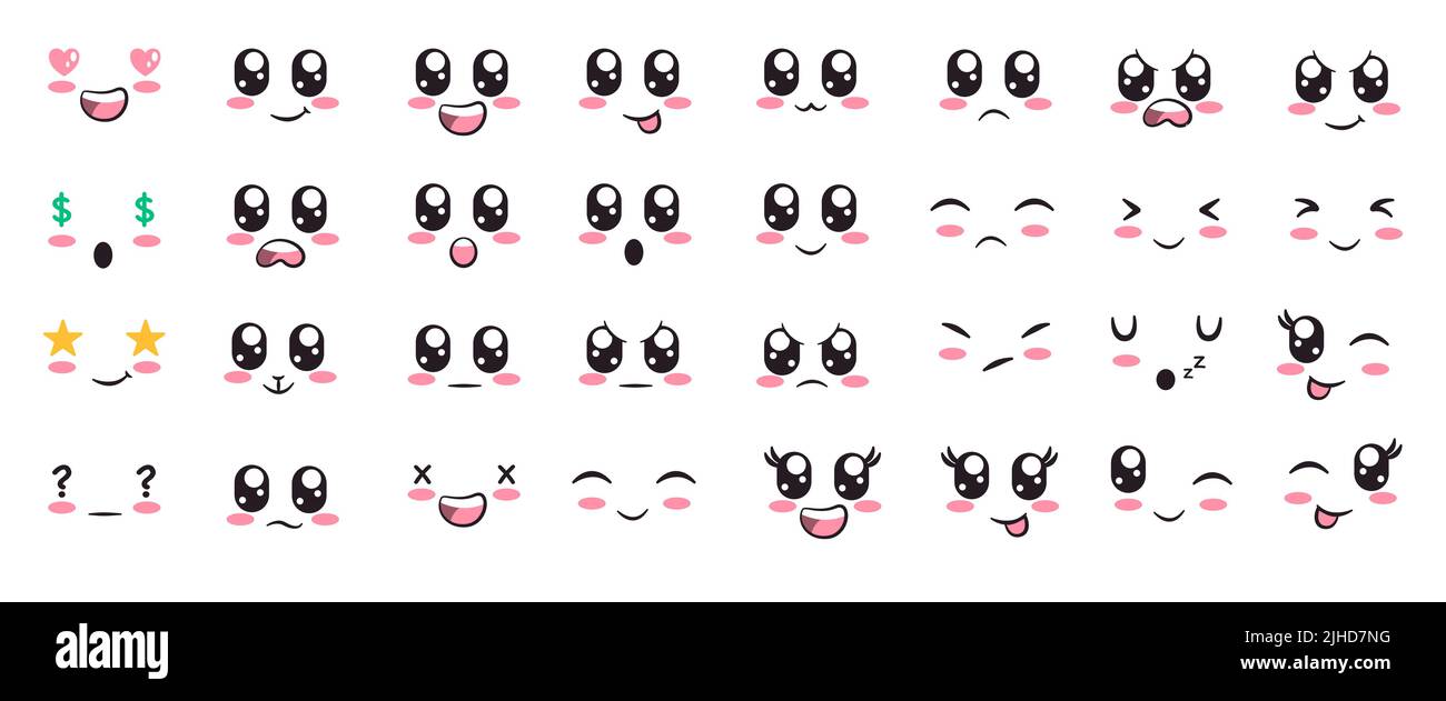 Face expression feeling emoticon facial emoji design set collection of ...