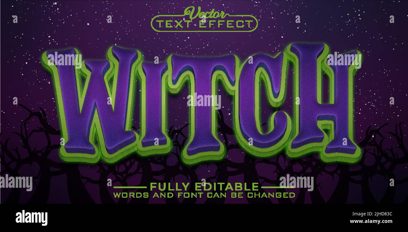 Editable magic text effect hi-res stock photography and images - Alamy