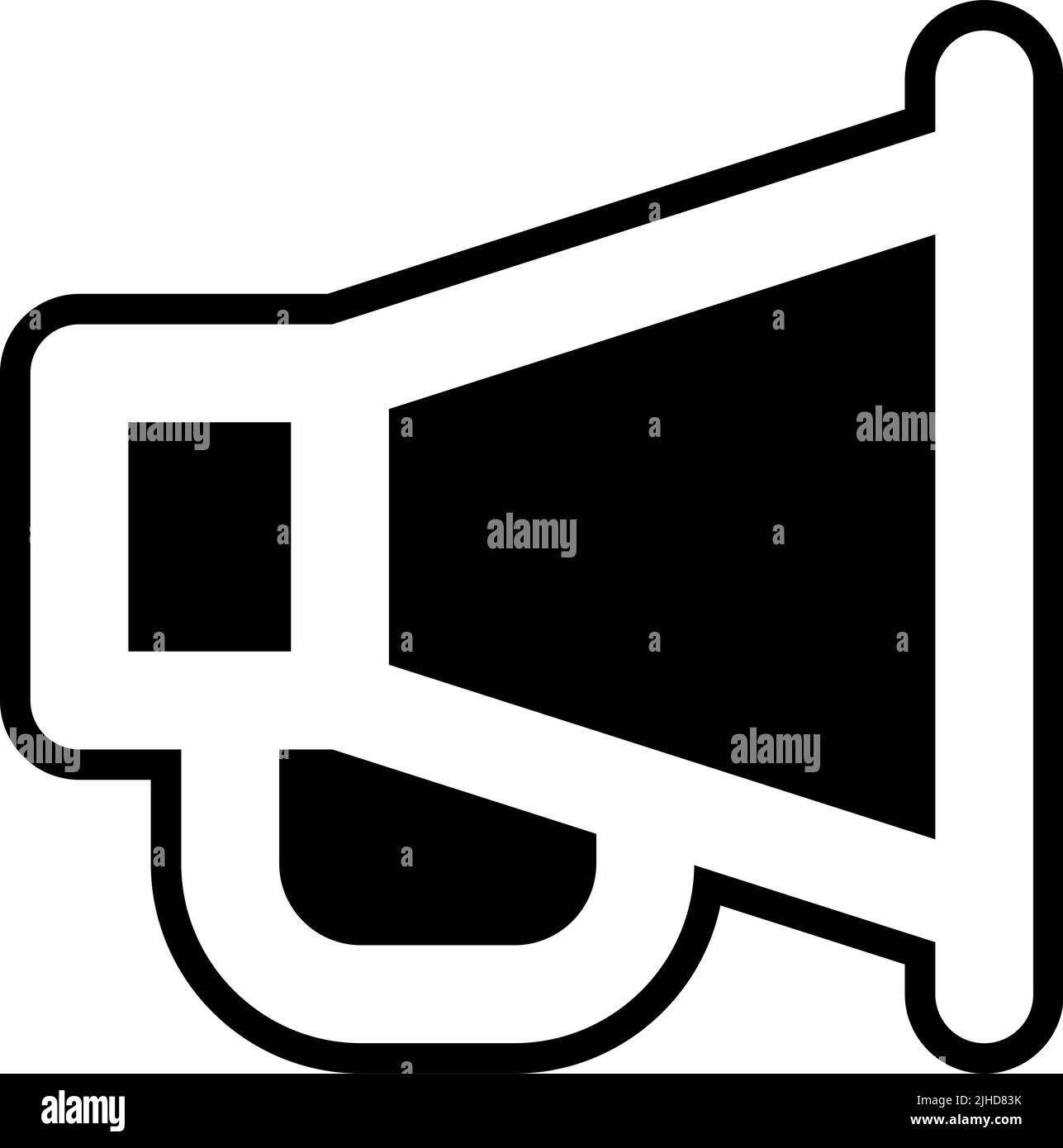 Basic ui megaphone Stock Vector Image & Art - Alamy