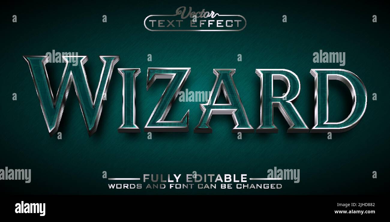 Editable magic text effect hi-res stock photography and images - Alamy