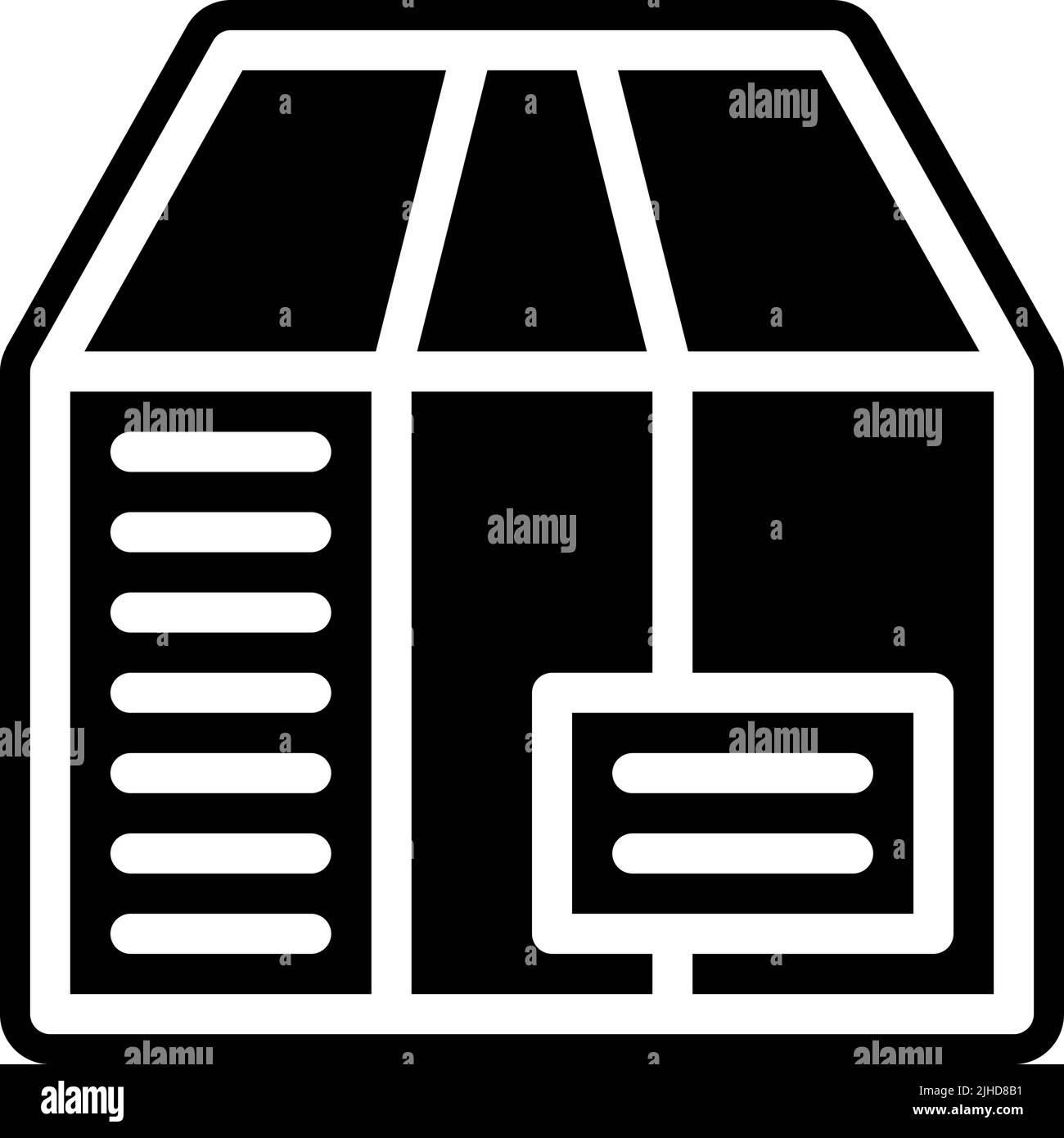 Package car Black and White Stock Photos & Images - Alamy