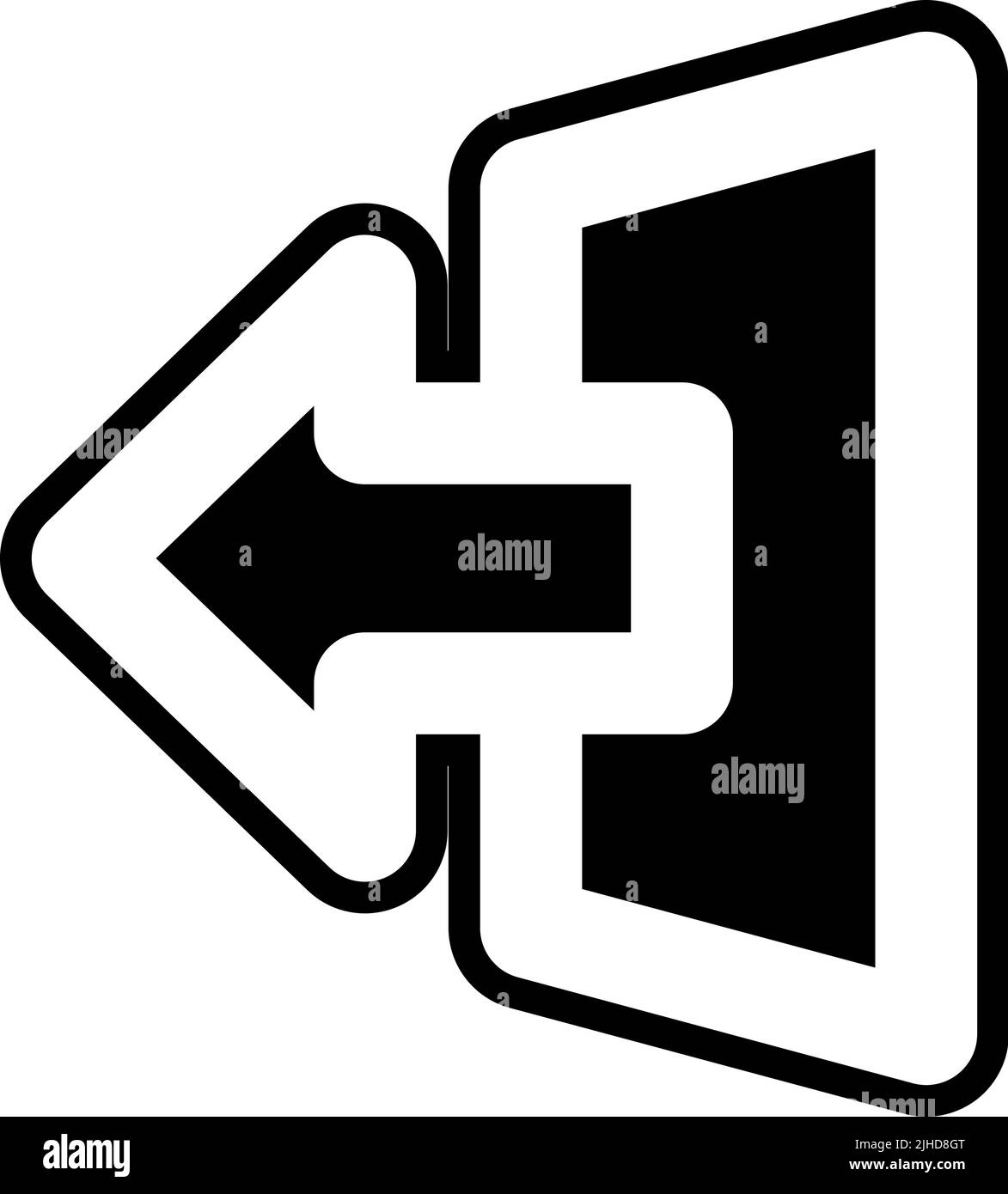 Basic ui log out Stock Vector Image & Art - Alamy