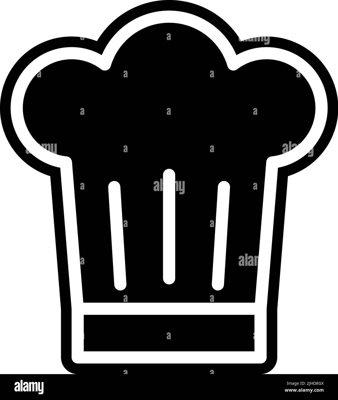 Restaurant chef hat and cleaver Stock Vector Images - Alamy