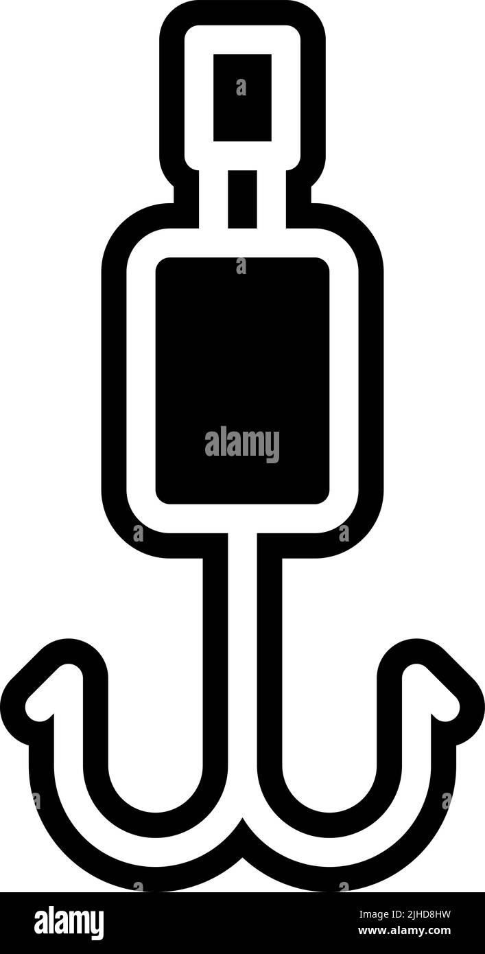 Meat hook Stock Vector Images - Alamy