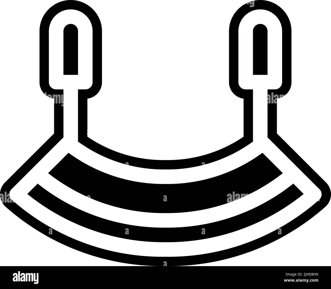 Butcher mezzaluna Stock Vector Image & Art - Alamy