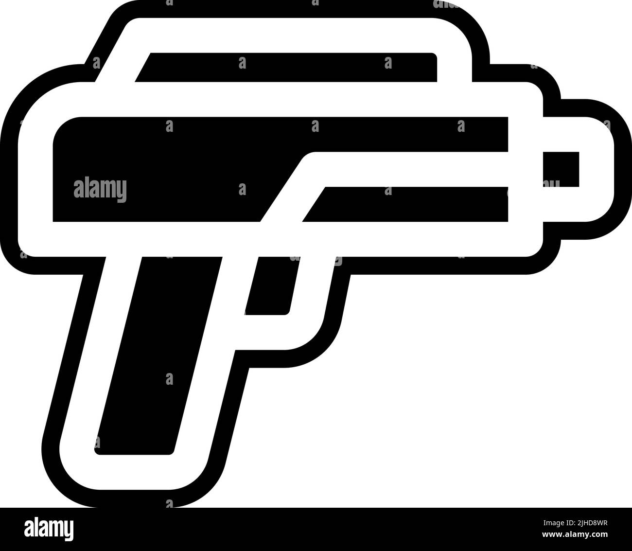 Computer and gaming gun Stock Vector Image & Art - Alamy