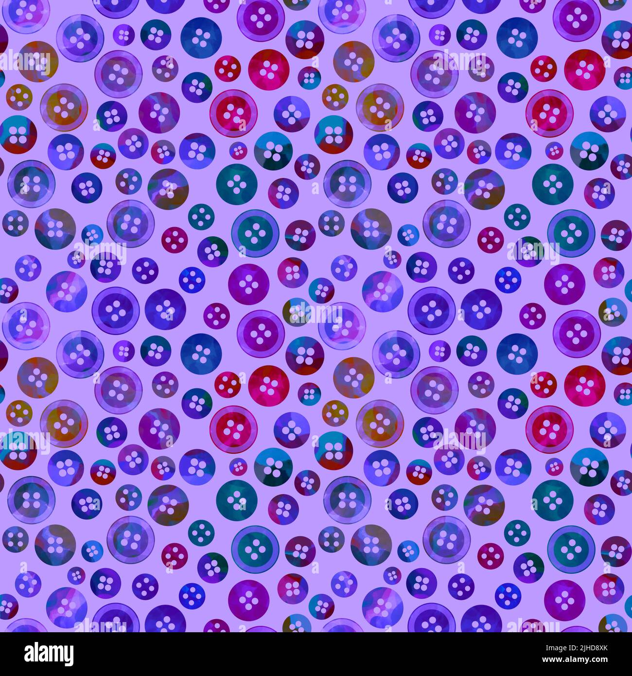 Hobbies seamless plastic buttons pattern for fabrics and wrapping paper ...