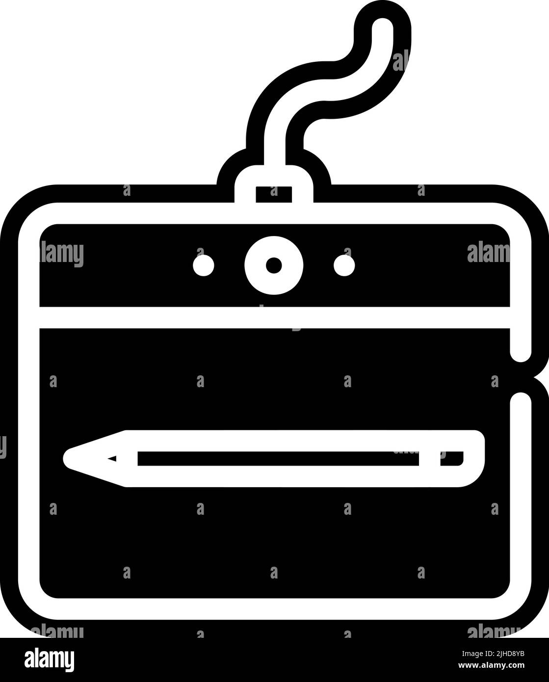 Computer hardware drawing tablet Stock Vector Image & Art - Alamy