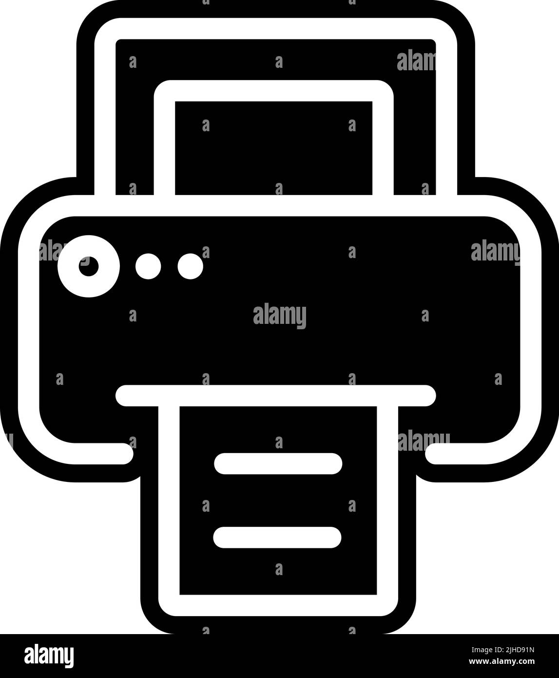 Computer hardware printer Stock Vector Image & Art - Alamy