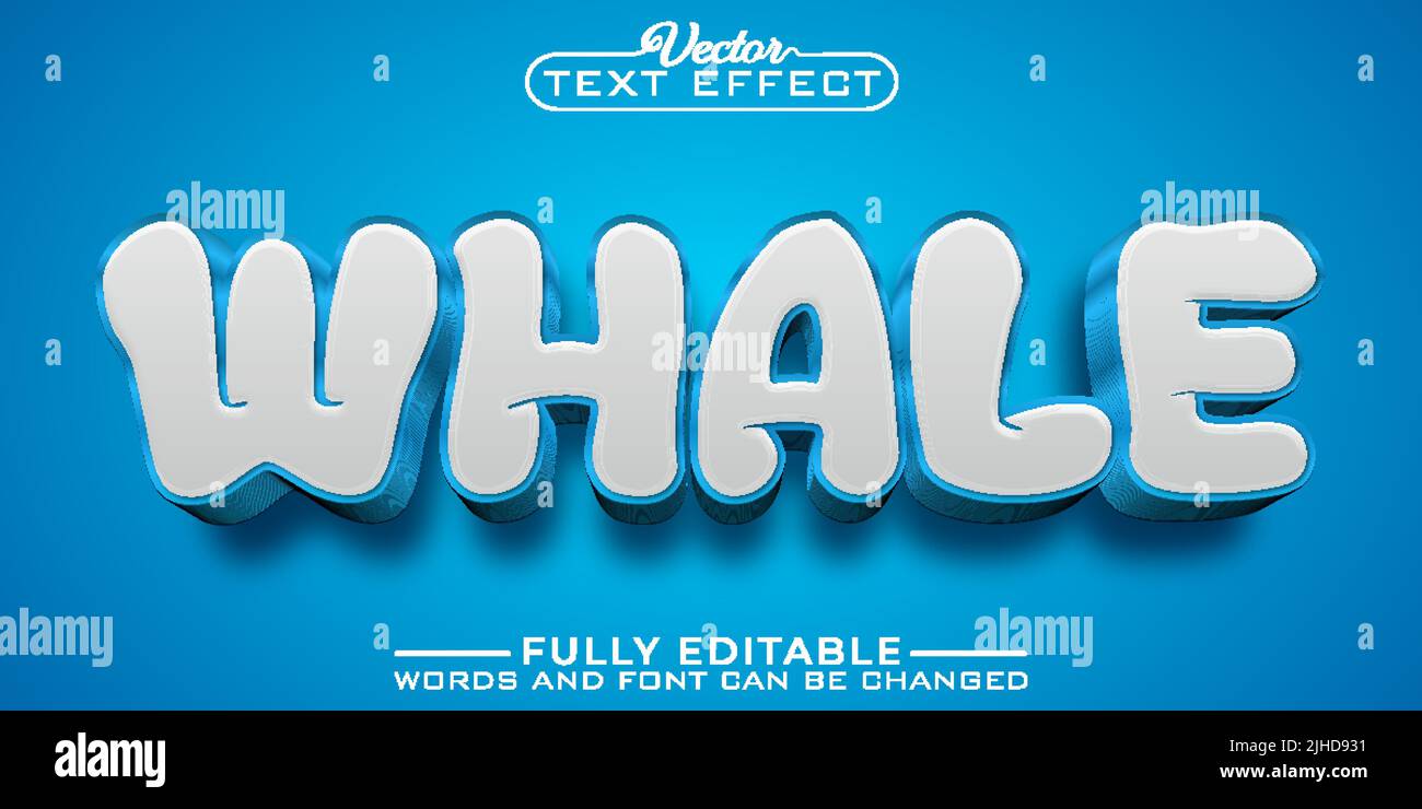 Whale typography Stock Vector Images - Alamy