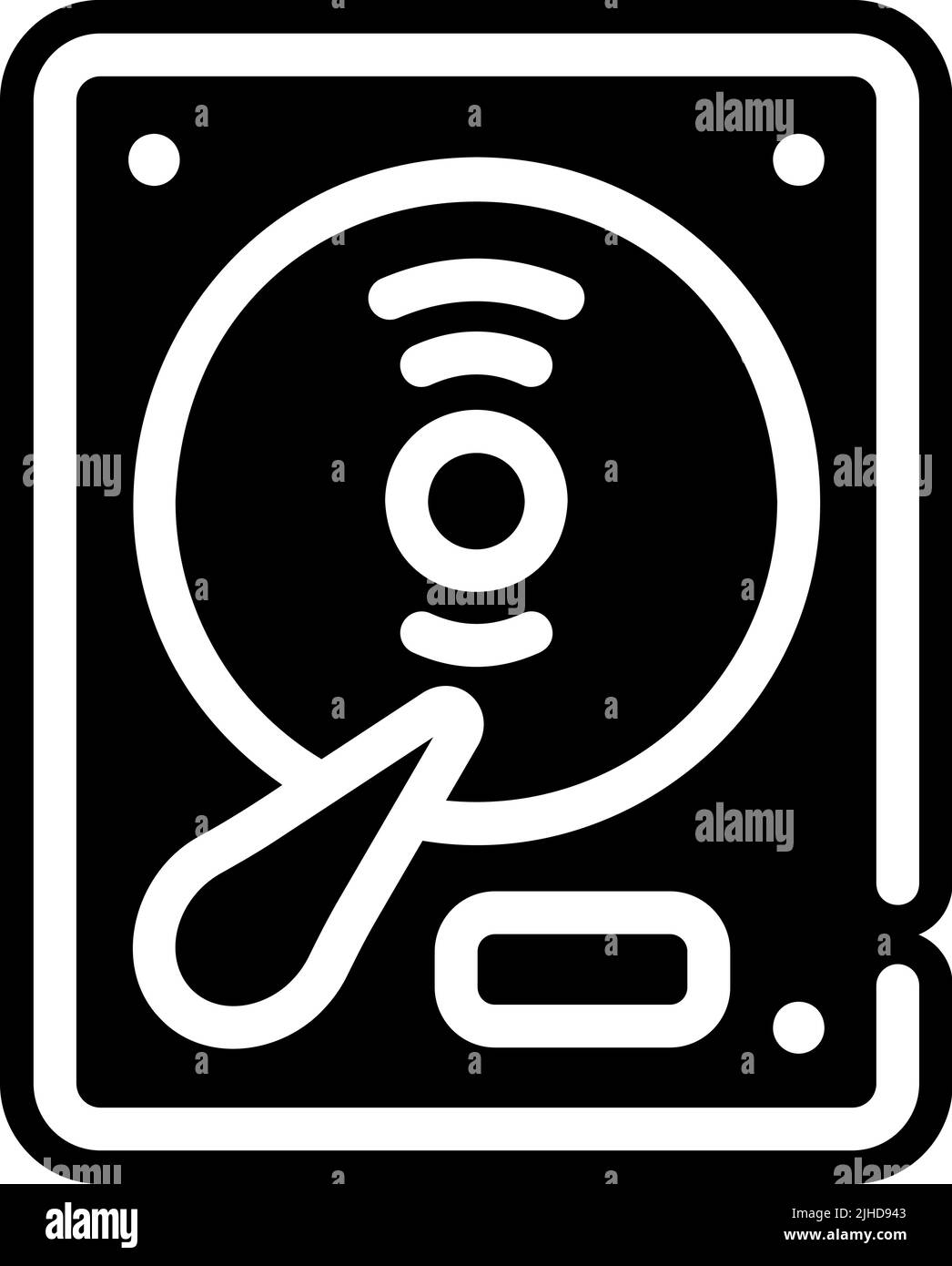 Computer hardware hard drive Stock Vector Image & Art - Alamy